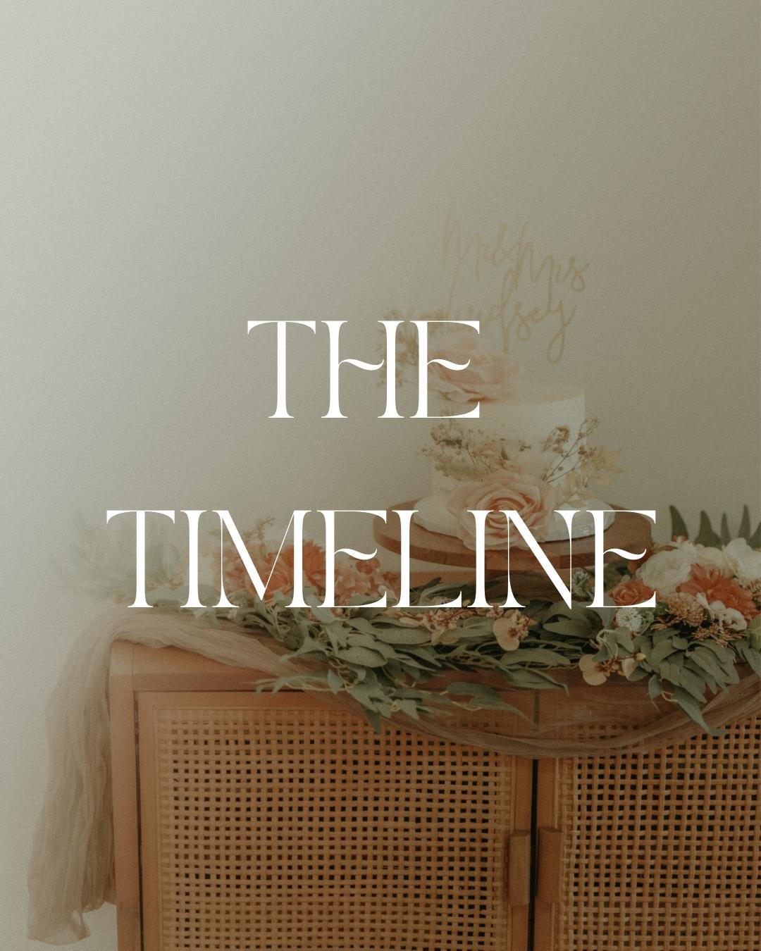 How To Build A Wedding Day Timeline - Gypsee Journal